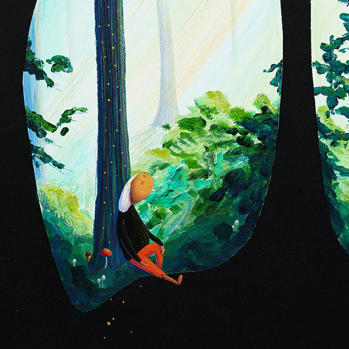 FOREST ART PRINT BY MAIA WALCZAK: BREATHE – Maia Walczak